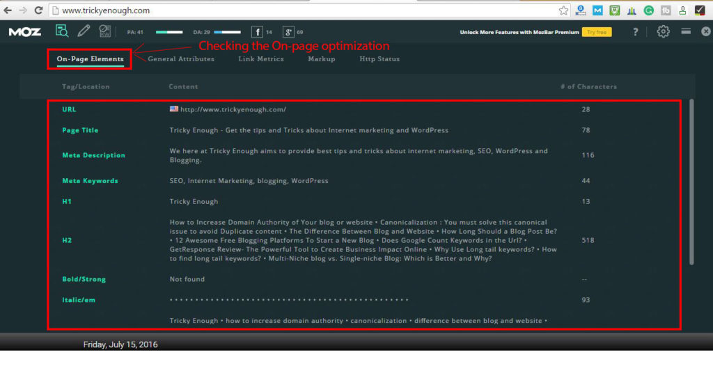 How to use Moz tools and Mozbar for Better SEO - Tricky Enough