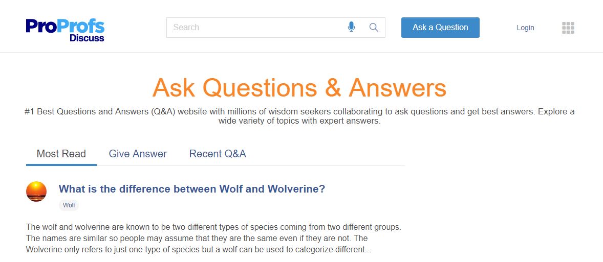 What are the best question and answer sites to get more traffic?