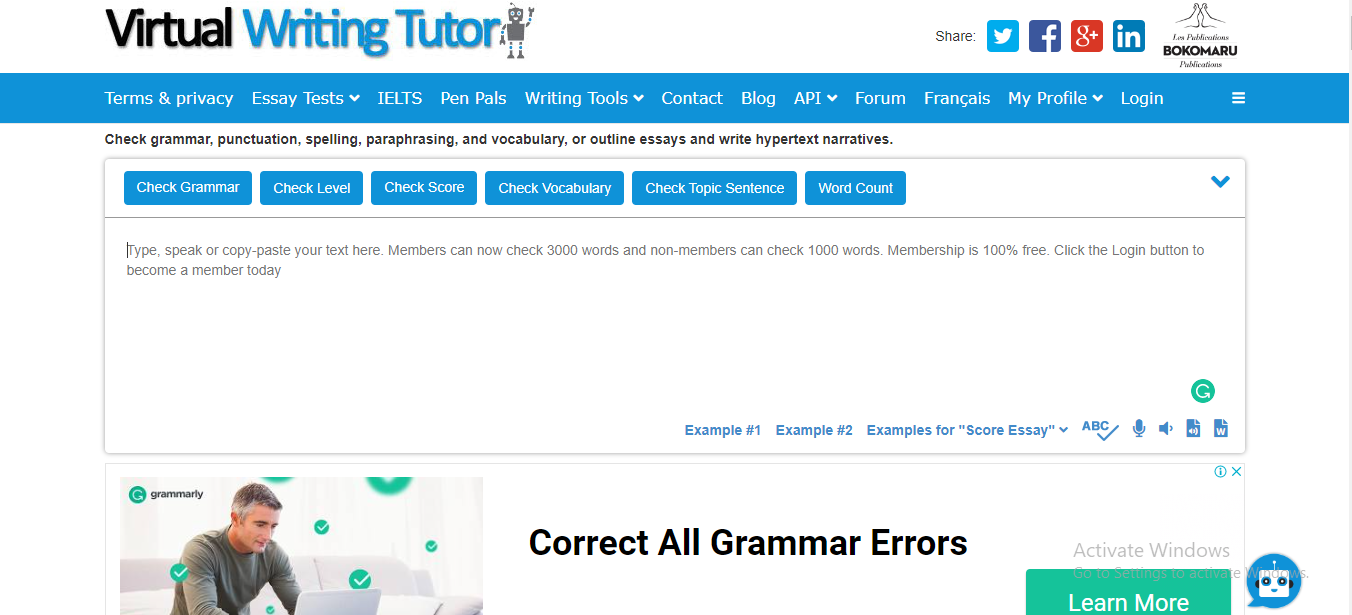 Free Grammar And Punctuation Checker And corrector