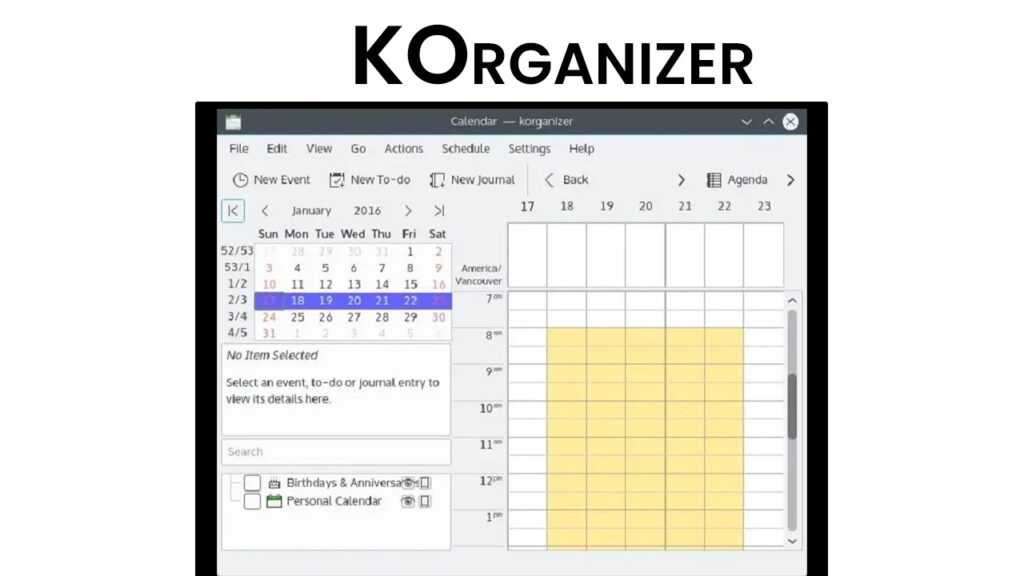 List of Best Linux Calendar Apps - Tricky Enough