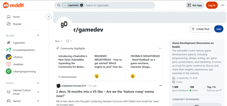 Top 10 Reddit's Subreddits for Software Developers